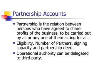 Types of accounts | PPT