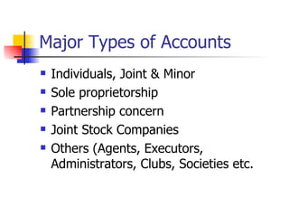 Types of accounts | PPT