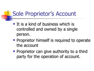 Types of accounts | PPT