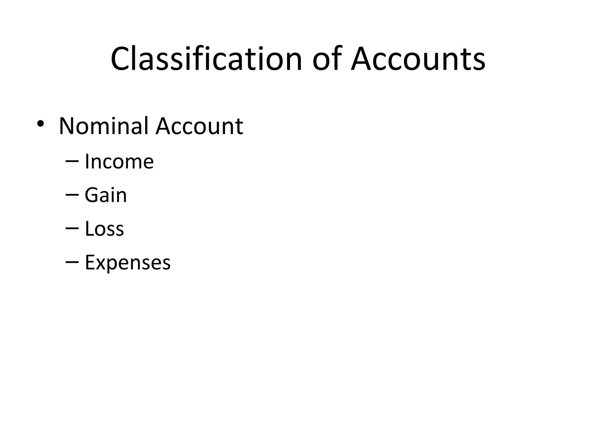 Types of accounts | PPT
