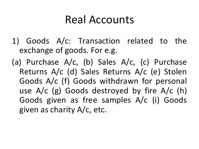 Types of accounts