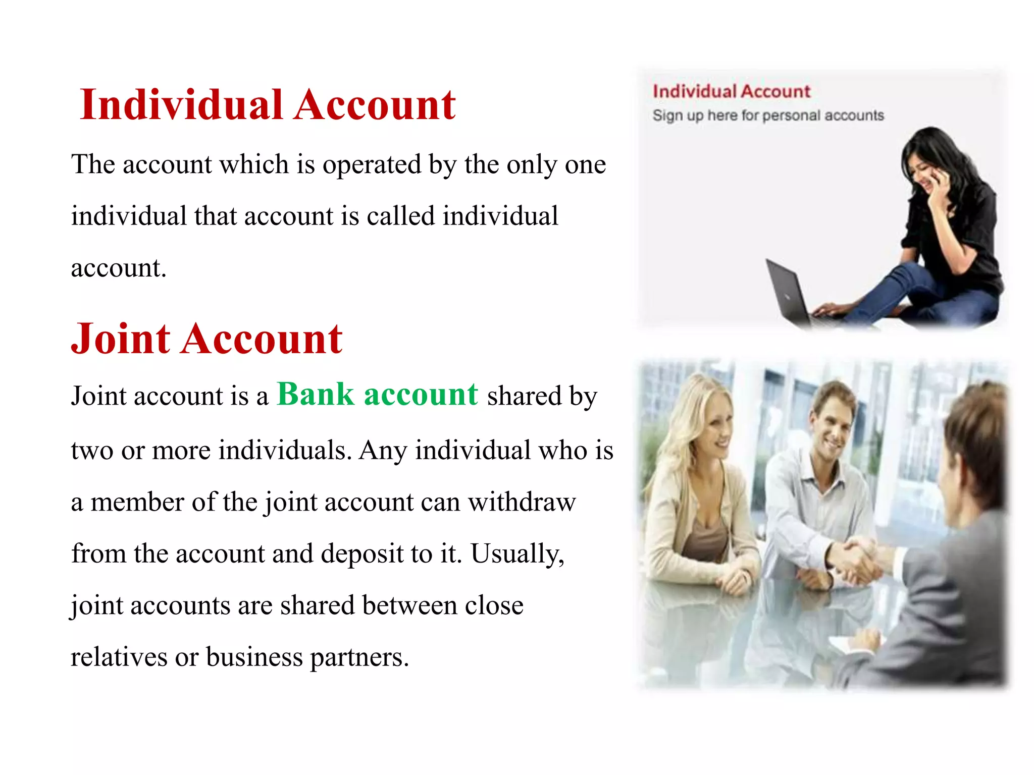 Types of Accounts | PPT