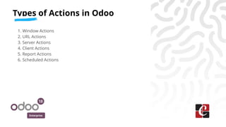 Types of Actions in Odoo 18 - Odoo Slides | PPTX