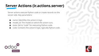 Types of Actions in Odoo 18 - Odoo Slides | PPTX