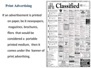 Types of Advertisment category : examples | PPTX