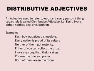Types of adjectives | PPTX | National & Civic Holidays | Holidays