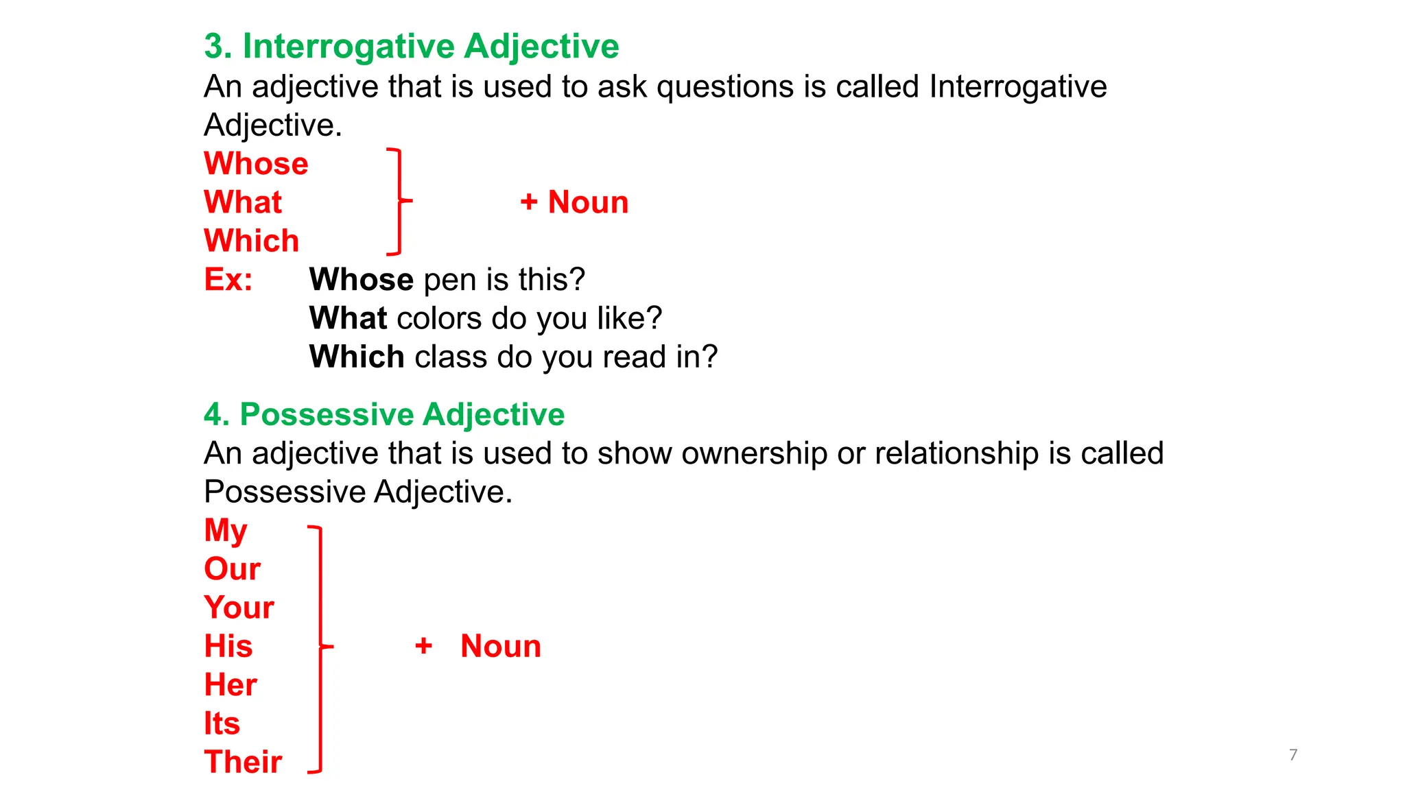 TYPES OF ADJECTIVES.pptx this very important | PPTX