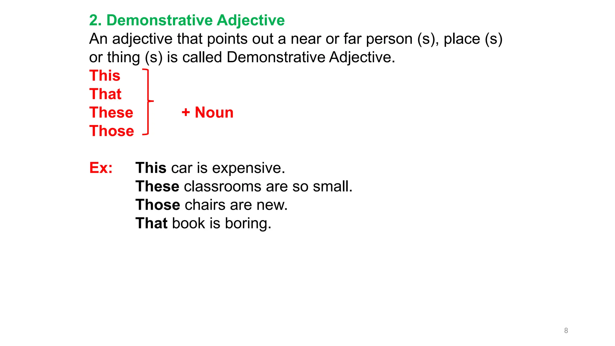 TYPES OF ADJECTIVES.pptx this very important | PPTX