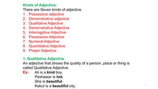 TYPES OF ADJECTIVES.pptx this very important | PPTX