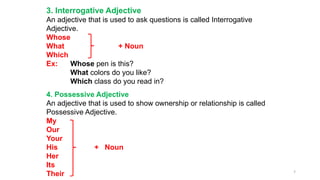 TYPES OF ADJECTIVES.pptx this very important | PPTX