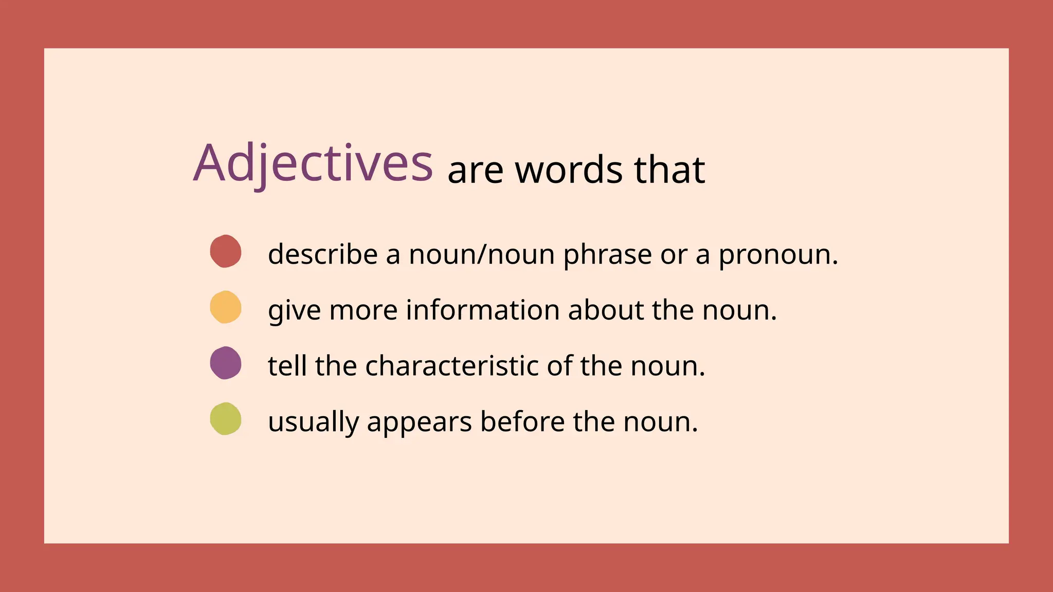 Types of Adjectives English Presentation.pptx