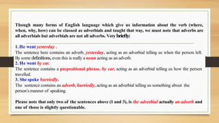 Types of adverbials.pptx | Resume Writing and Advice | Job Search