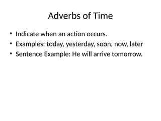 Adverbs introduction here we discussing about types of adverbs with ...