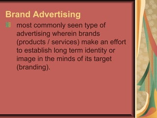 Types of advertisement | PPT