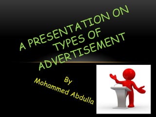 Types of advertisement | PPT