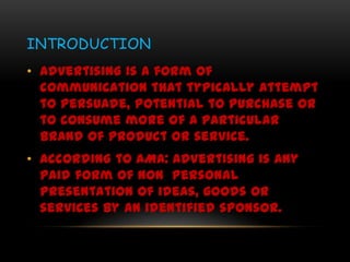 Types of advertisement | PPT