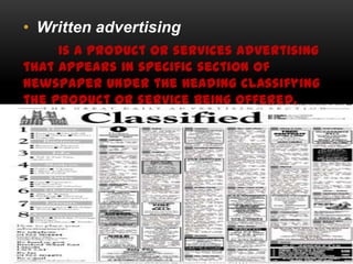 Types of advertisement | PPT
