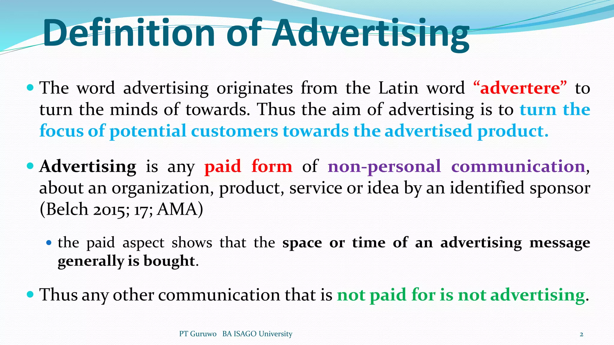 Types of Advertisements in Botswana by Guruwo Paul T. | PDF