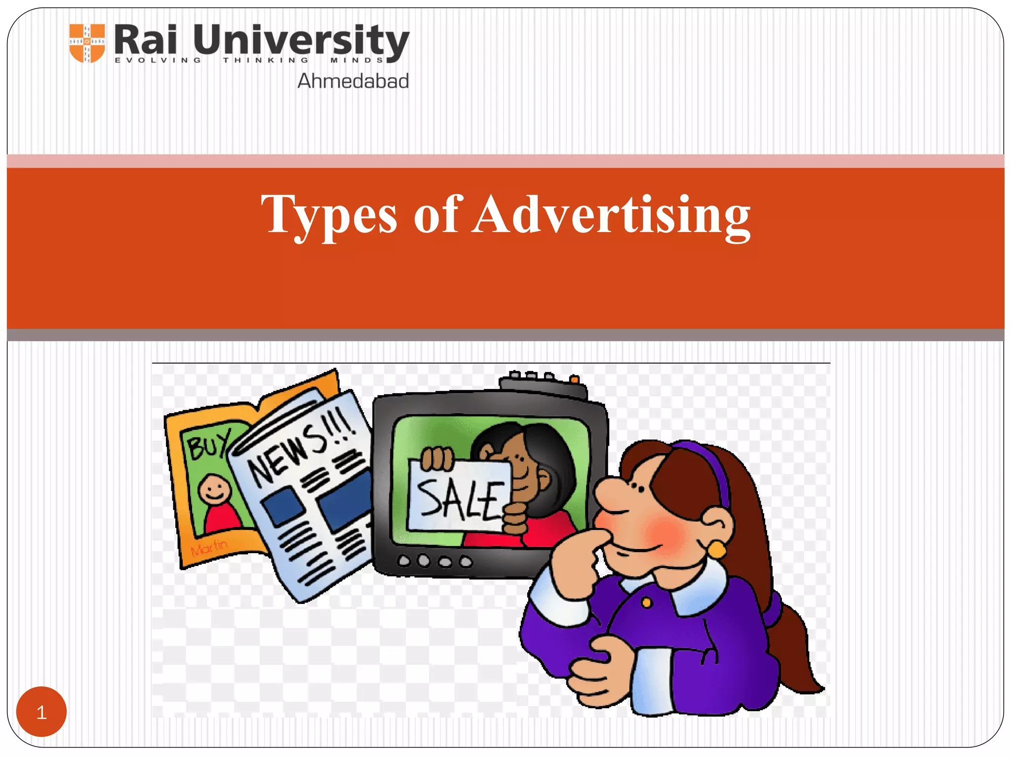 Types of advertising - Basics of advertising | PDF