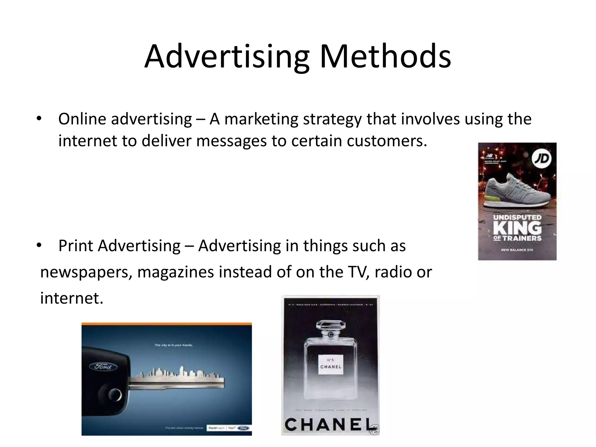 Types of advertising | PPTX