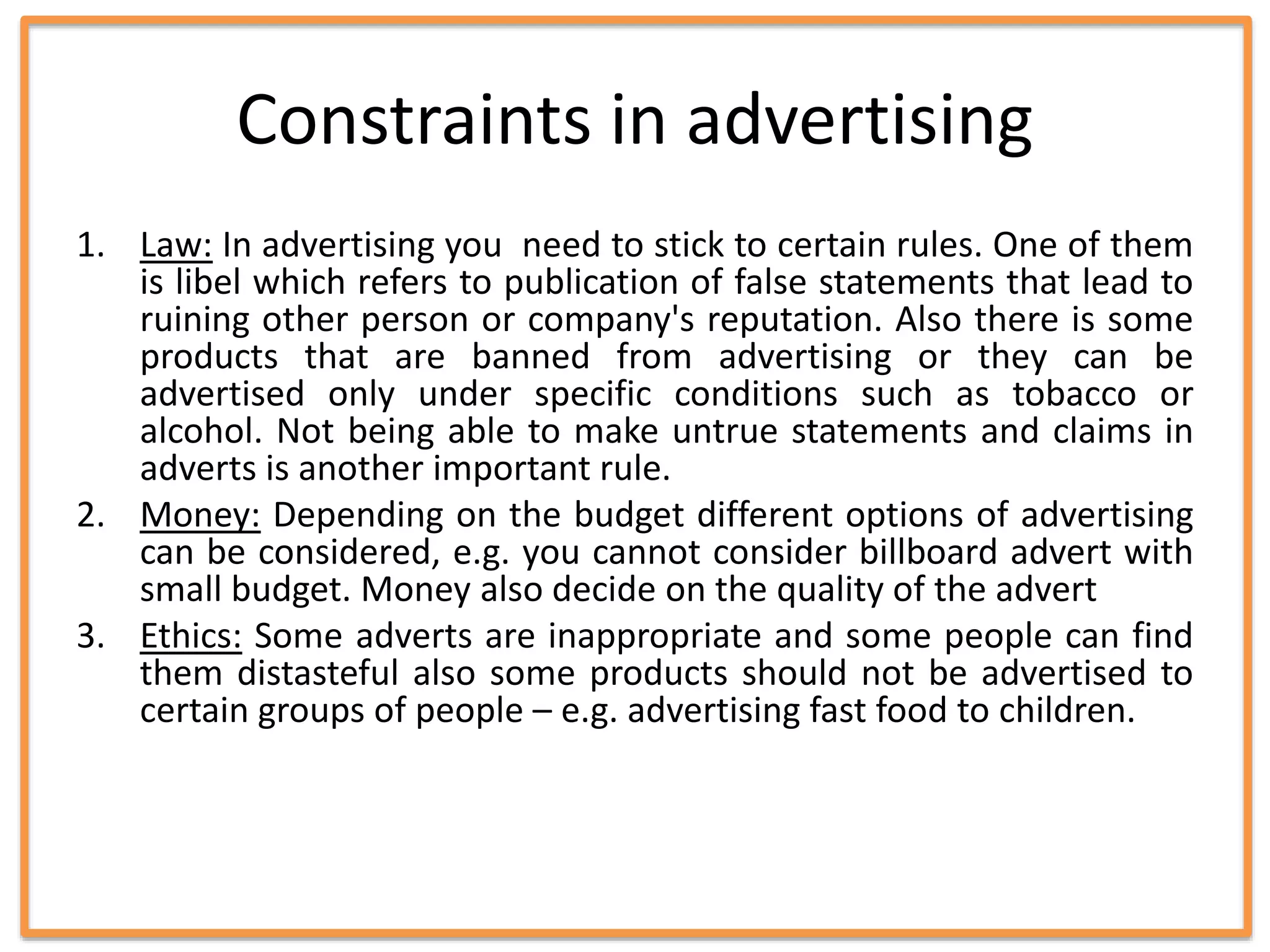 Types of advertising | PPTX