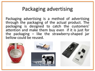 Types of advertising | PPTX