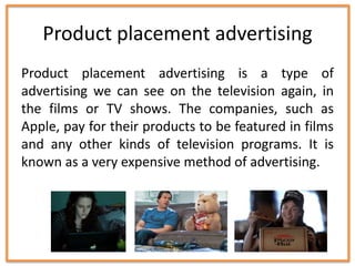 Types of advertising | PPTX