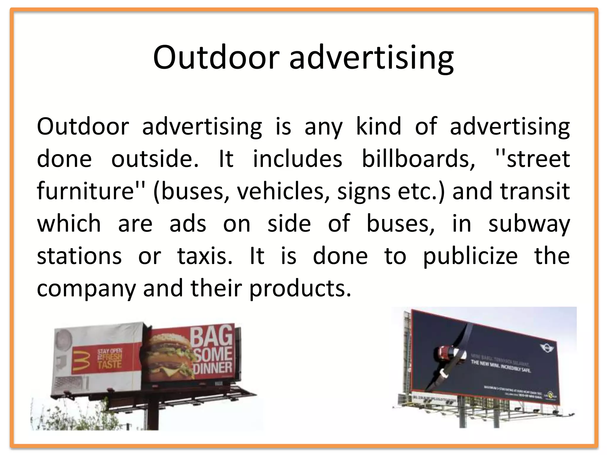Types of advertising | PPT