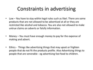 Types of advertising | PPTX | Advertising Industry | Industries