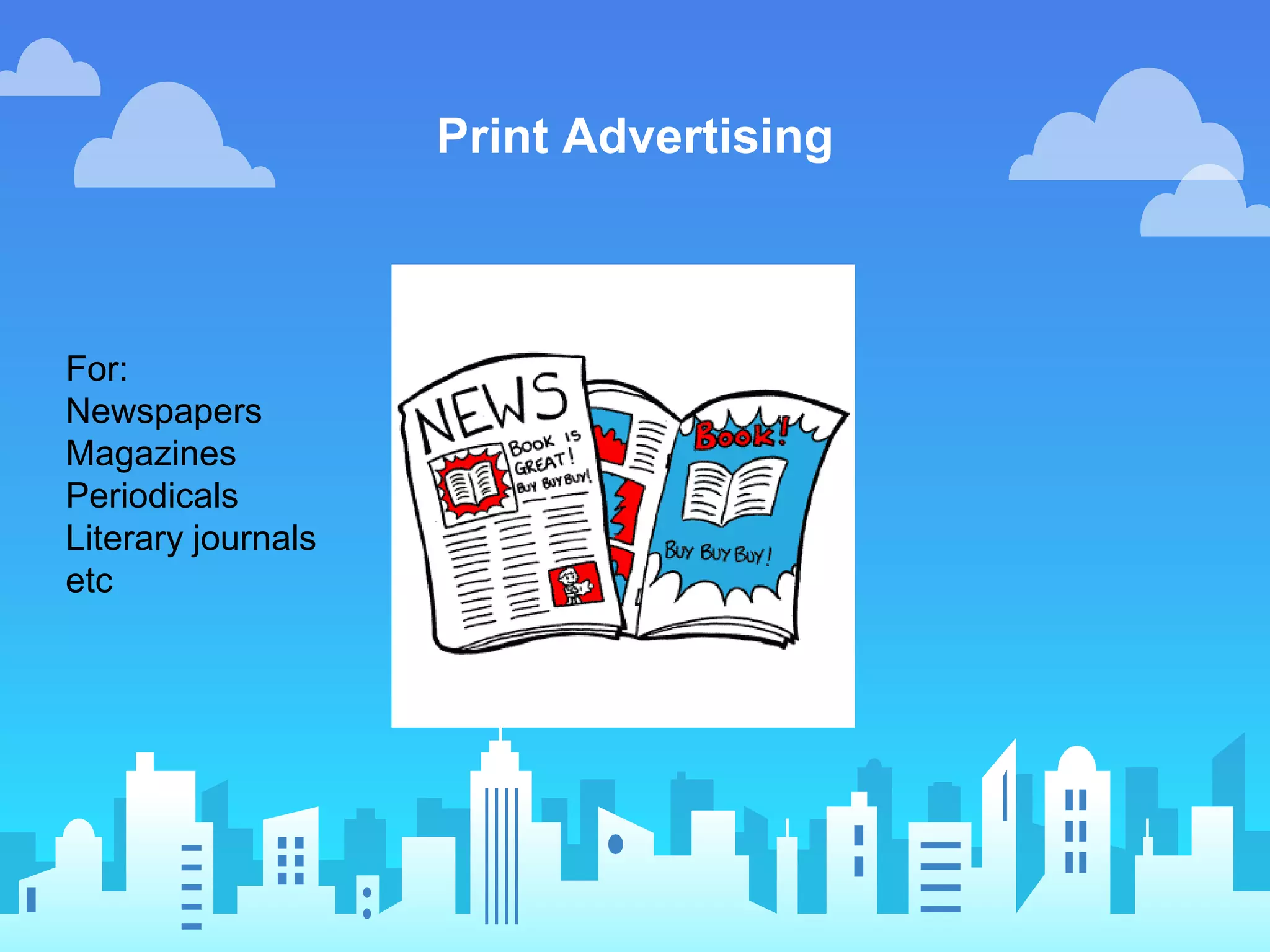 Types of Advertising - ESL Vocabulary | PPTX