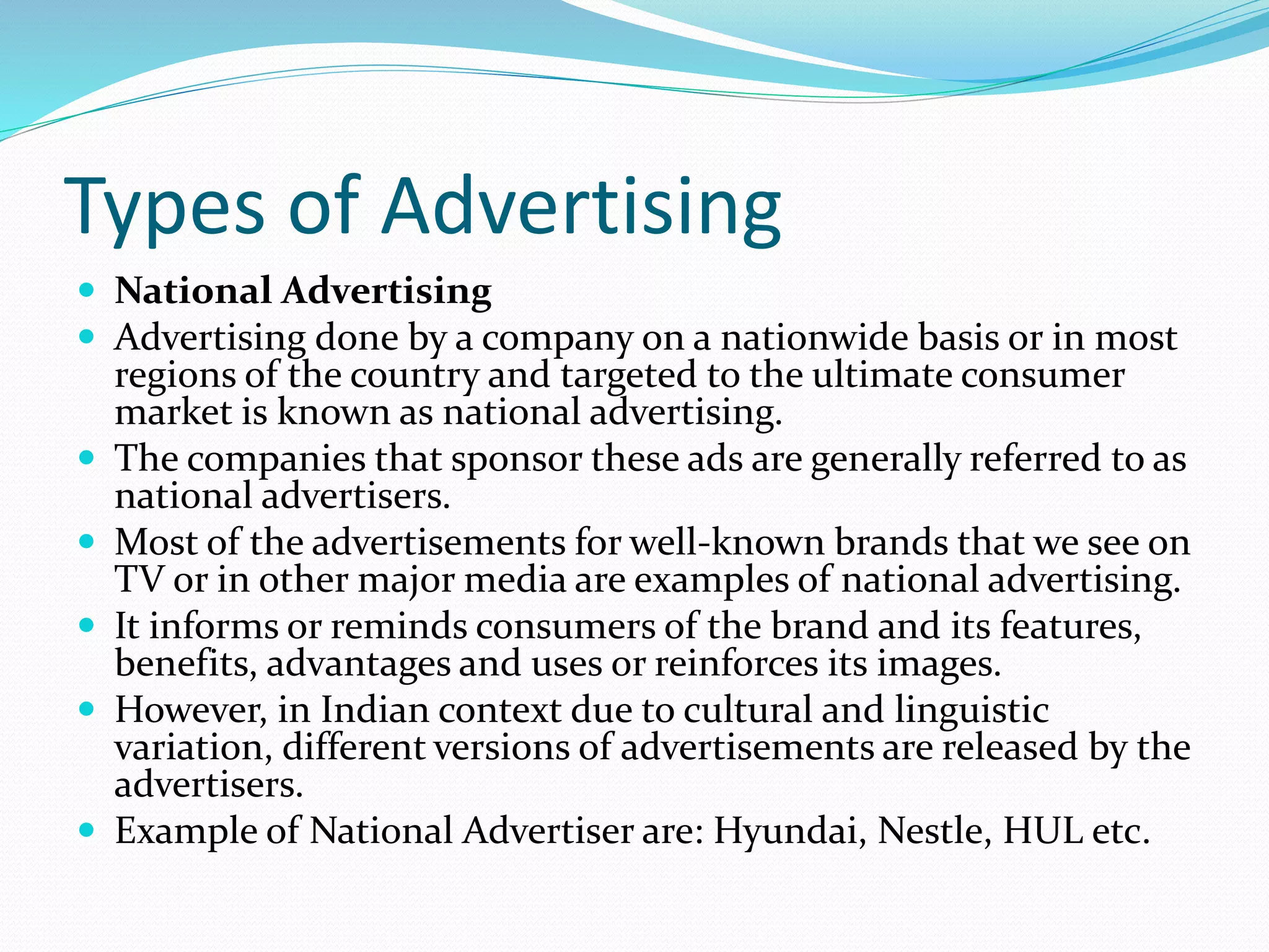 Types of advertising | PPTX