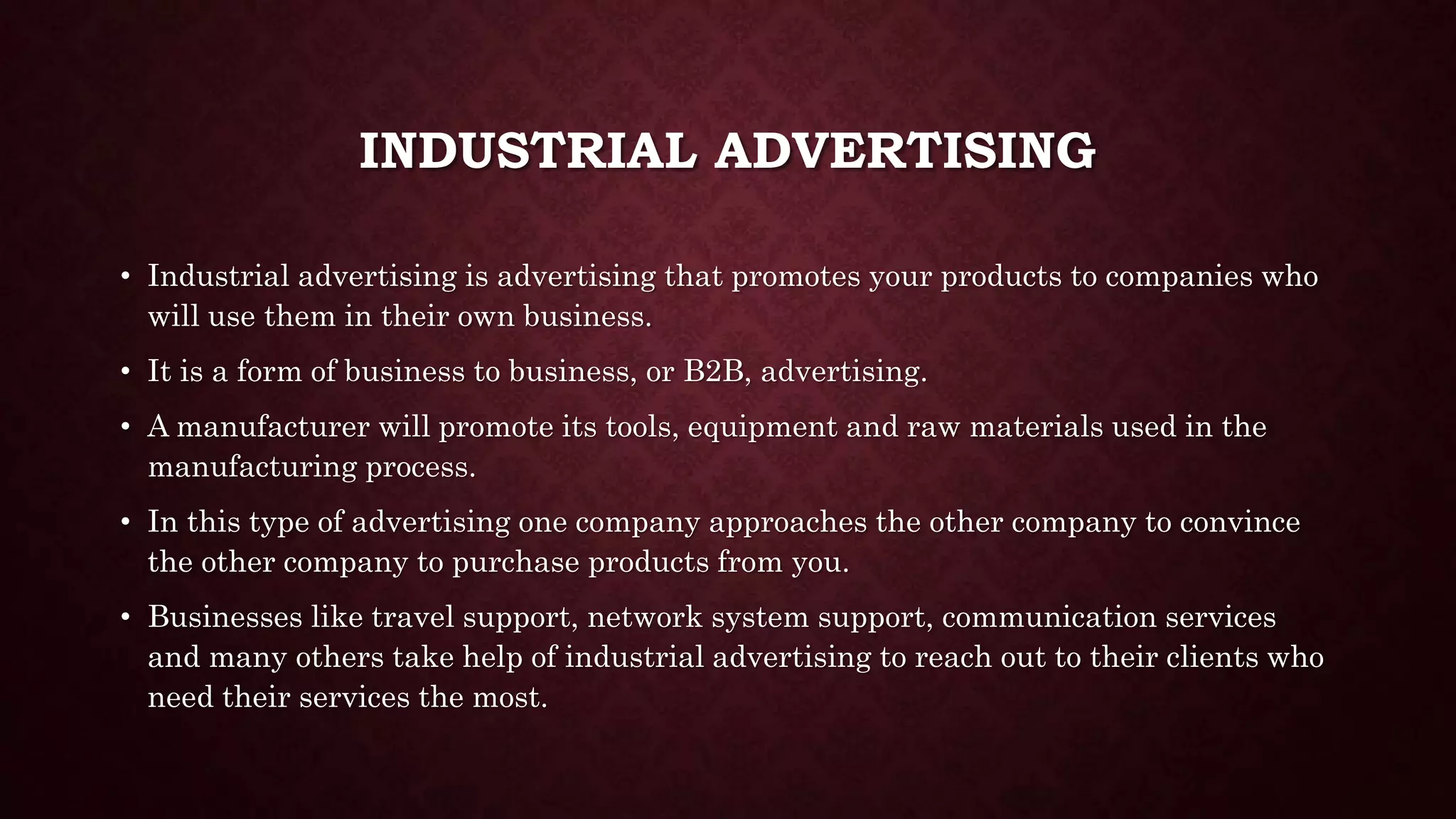 Types of advertising | PPTX