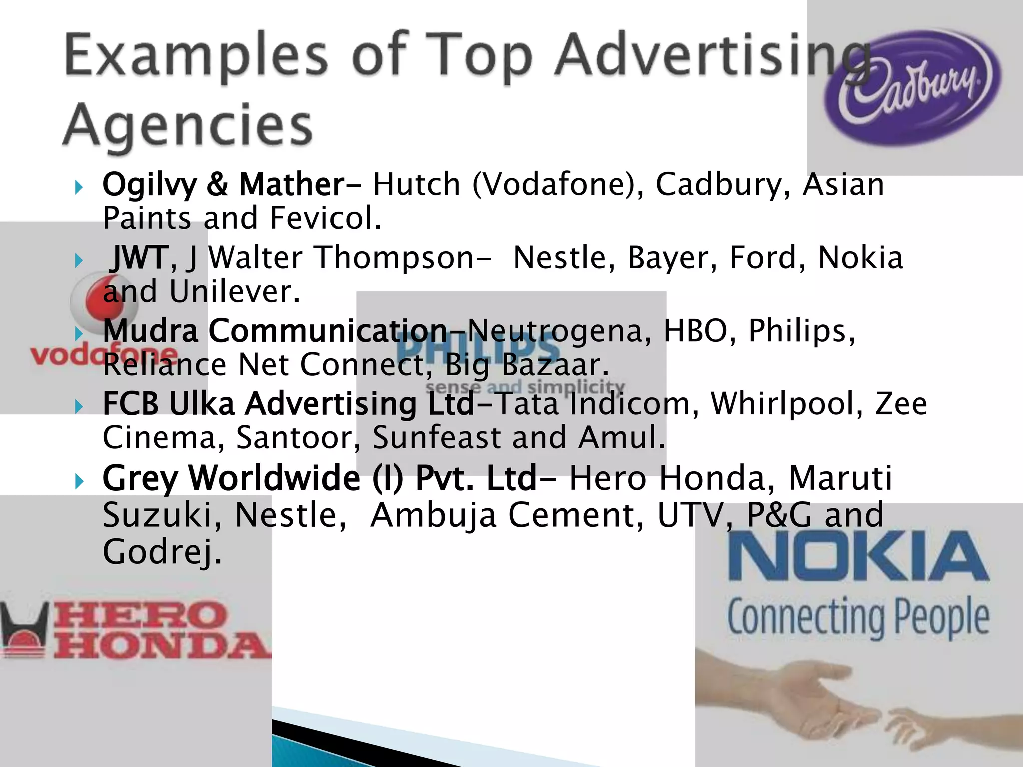 Types of advertising agency | PPTX