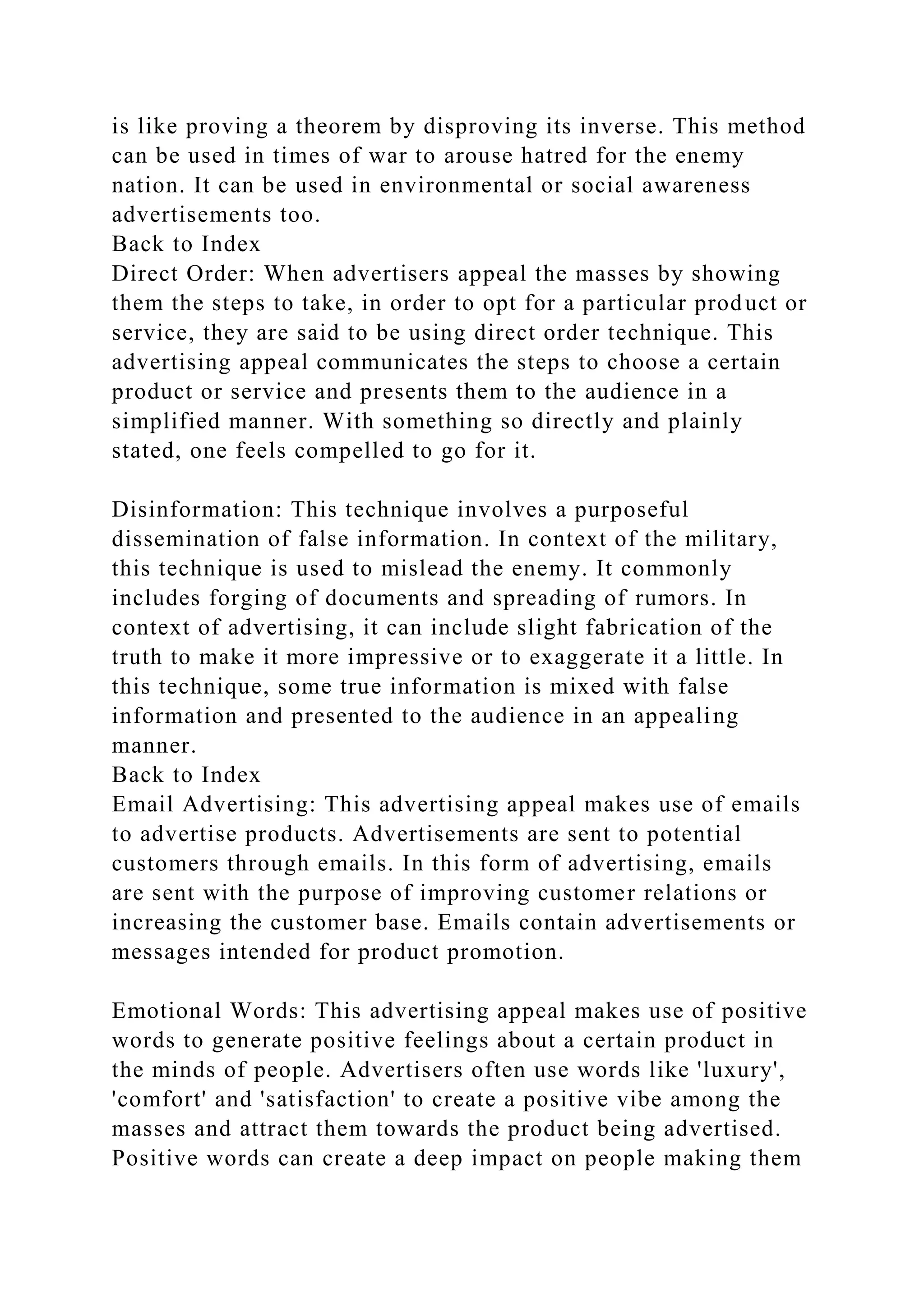 Types of Advertising AppealsWhat are advertising appeals and how.docx