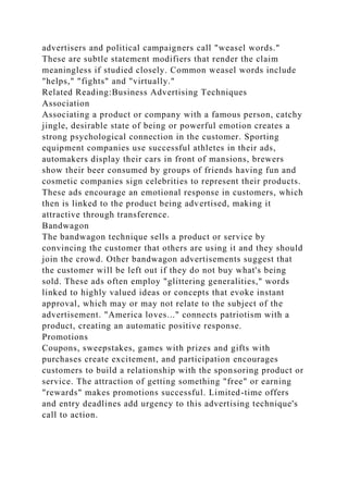 Types of Advertising AppealsWhat are advertising appeals and how.docx