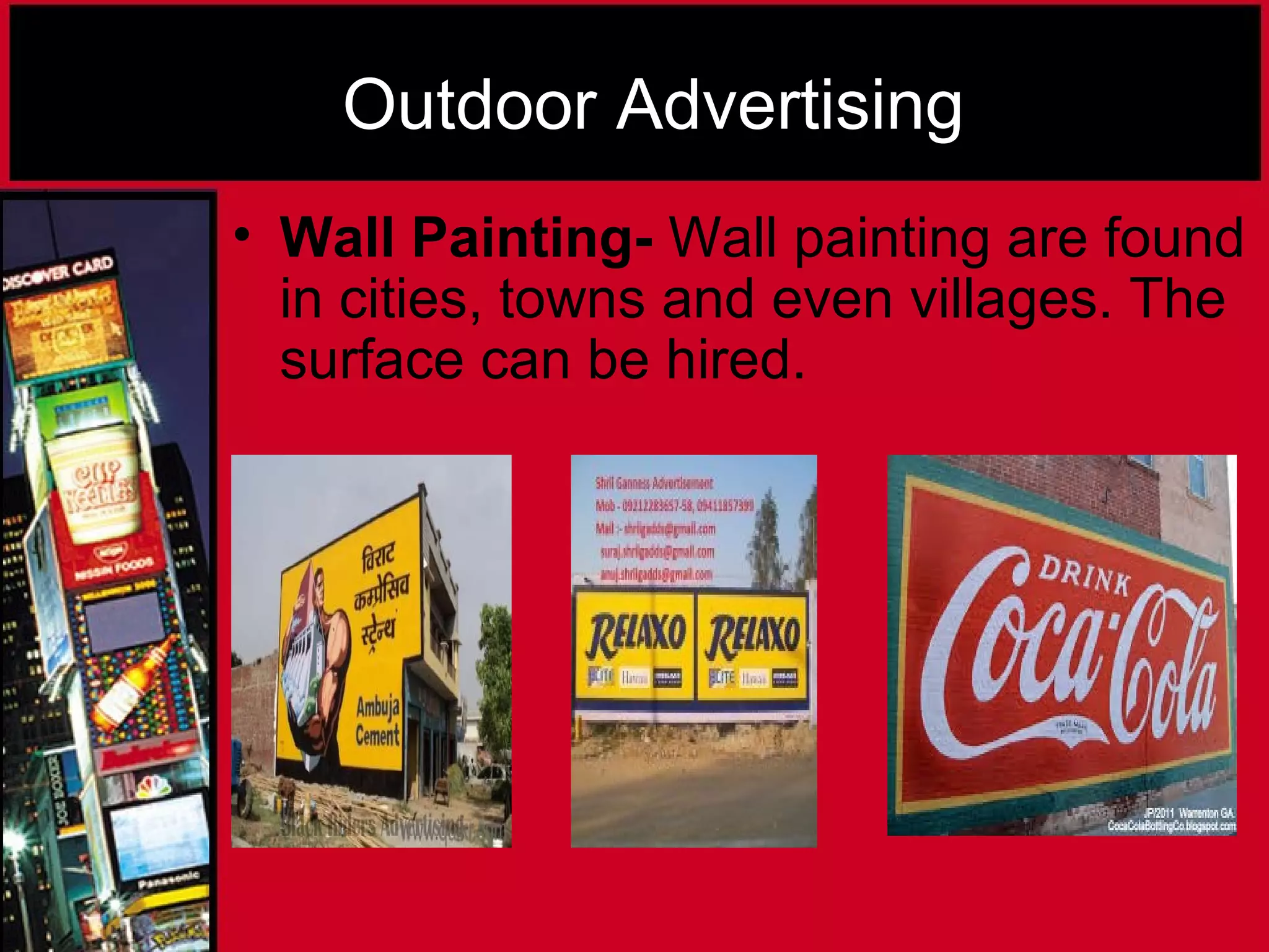 Types of advertising media | PPT