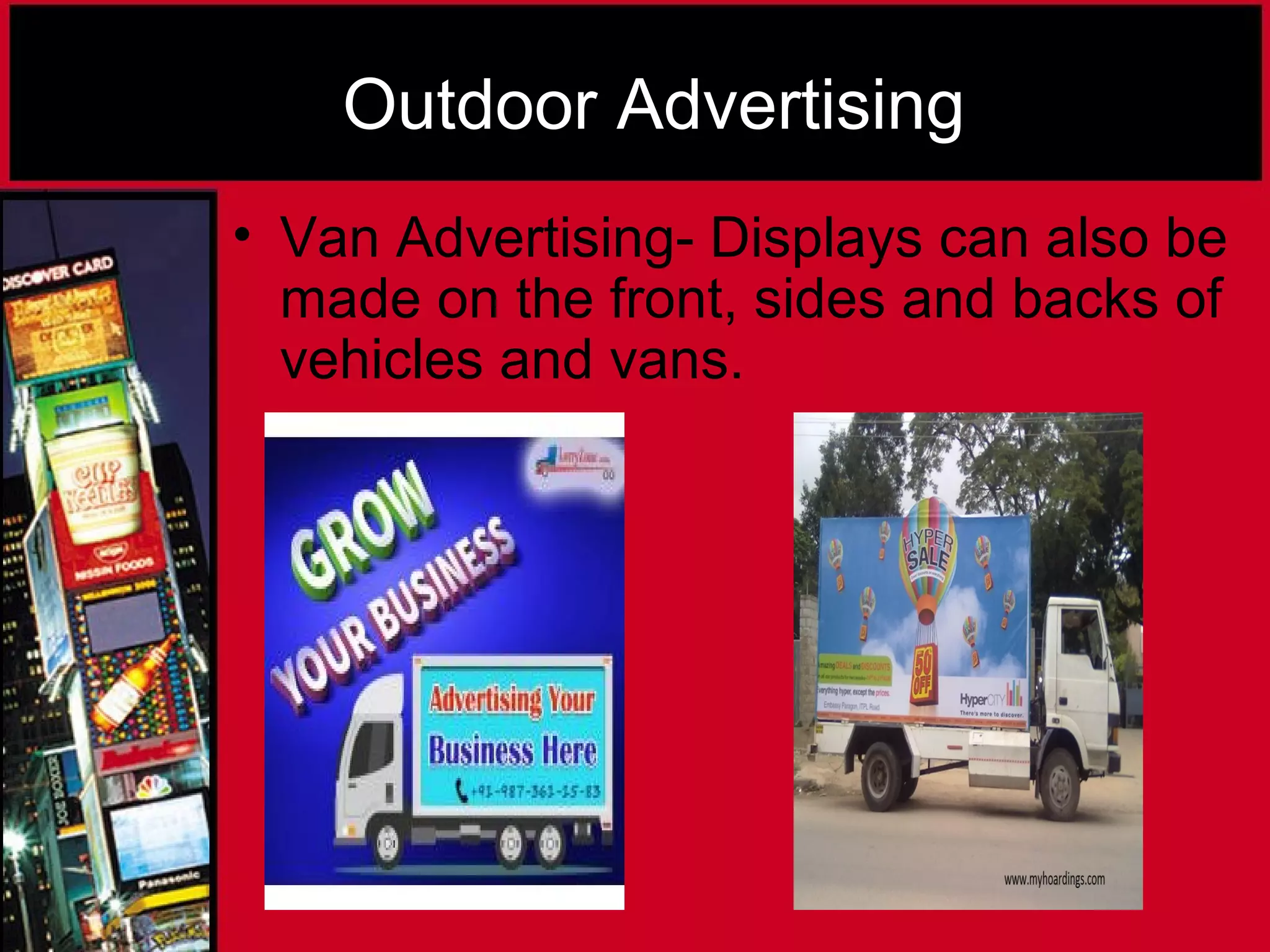 Types of advertising media | PPT