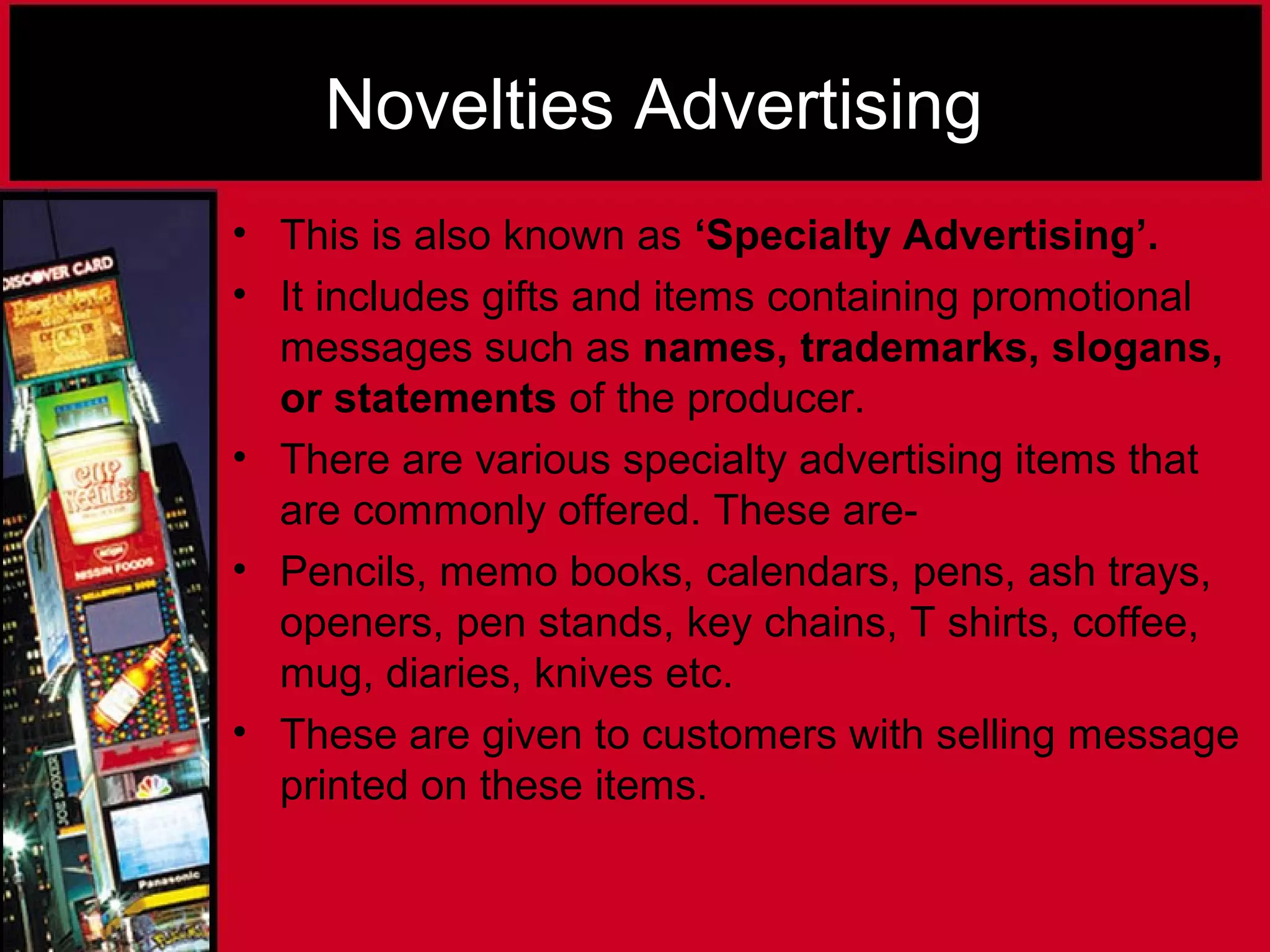 Types of advertising media | PPT