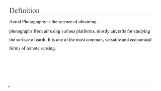 Types of aerial photographs | PPTX