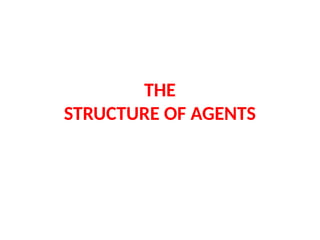 Introduction to the TYPES OF AGENTS _ AIML | PPTX