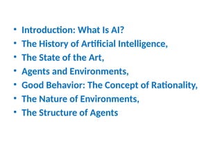 Introduction to the TYPES OF AGENTS _ AIML | PPTX