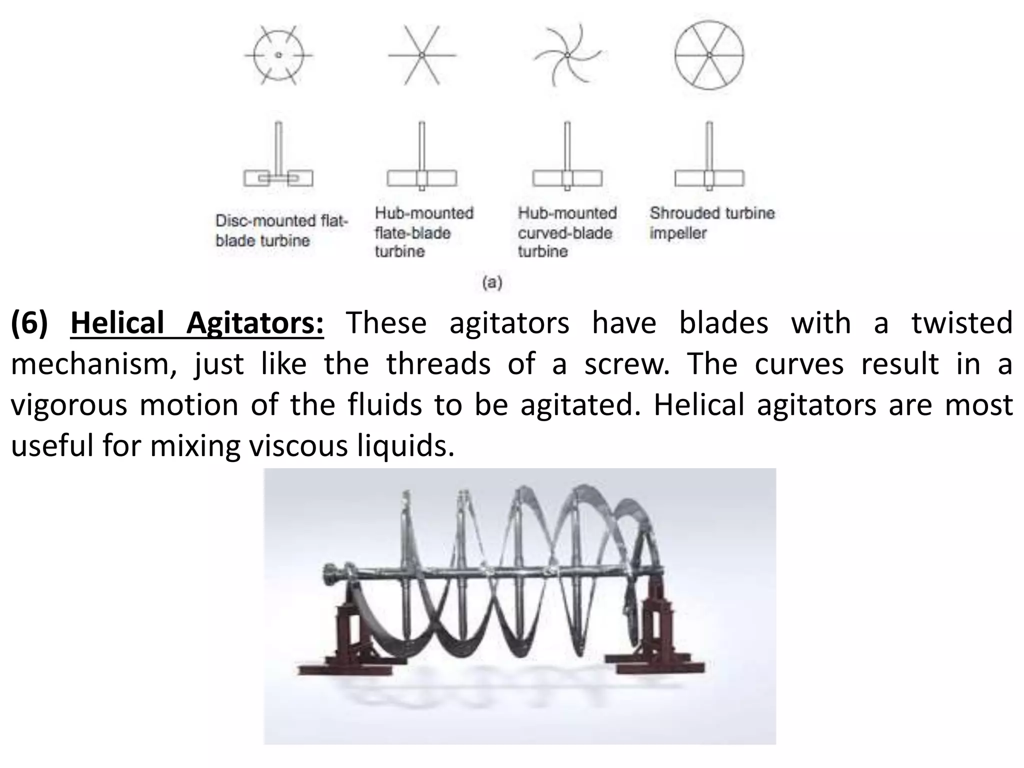 Types of agitators | PPTX
