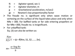 Types of agitators | PPTX | Physics | Science