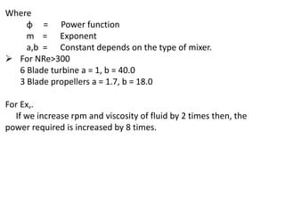 Types of agitators | PPTX | Physics | Science