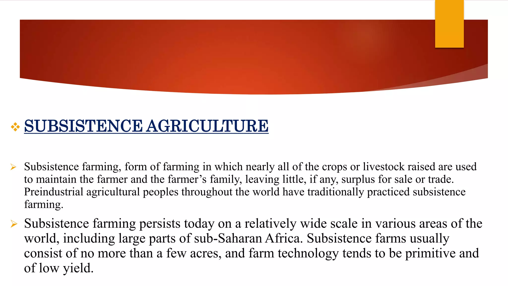 Types Of Agriculture by Rumaniya.pptx | Agriculture | Industries