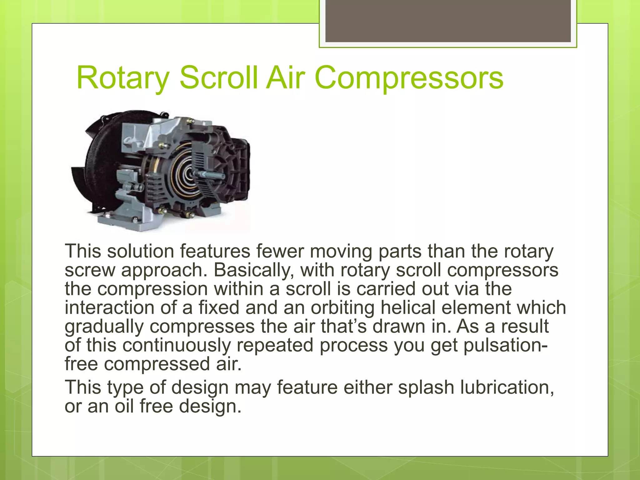 Types of Air Compressors | PPTX
