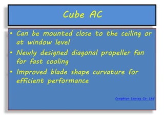 Types of air conditioners | PPT