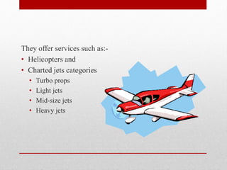 Types Of Airline Services | PPTX
