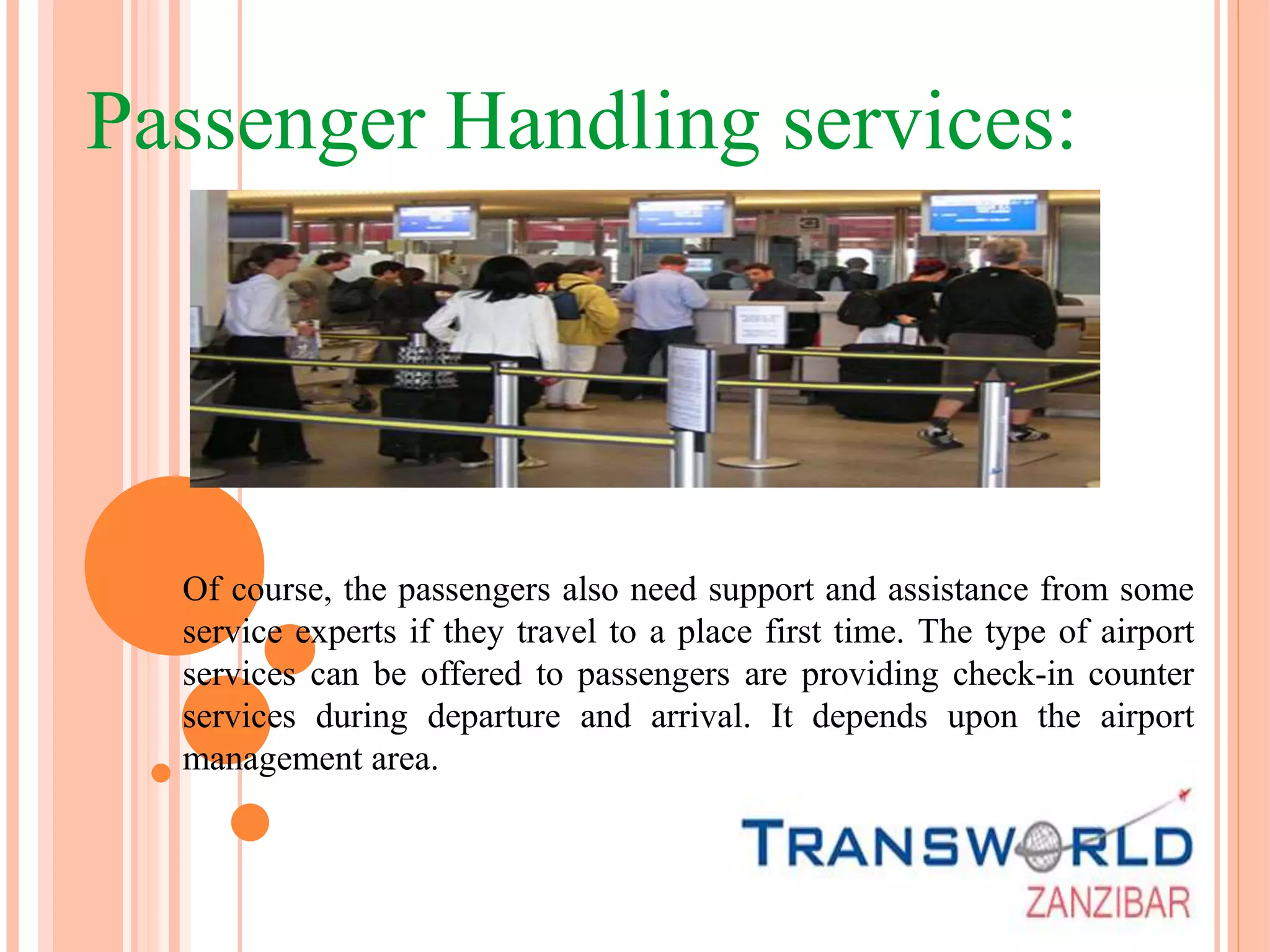 Types of Ground Handling Operations | PPTX