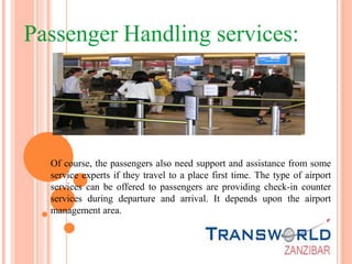 Types of Ground Handling Operations | PPTX